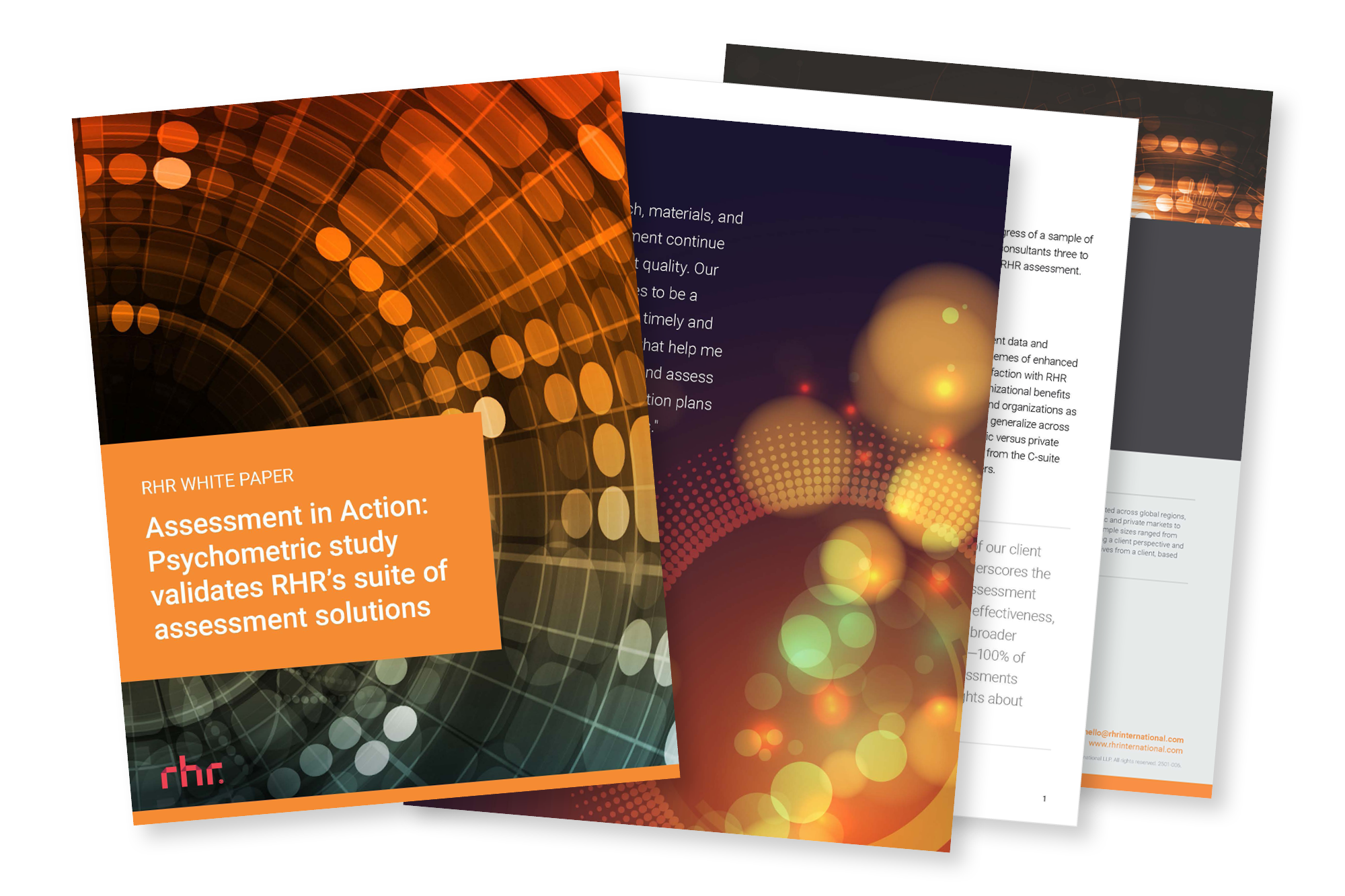 Thank you for downloading our Assessment in Action White Paper | RHR