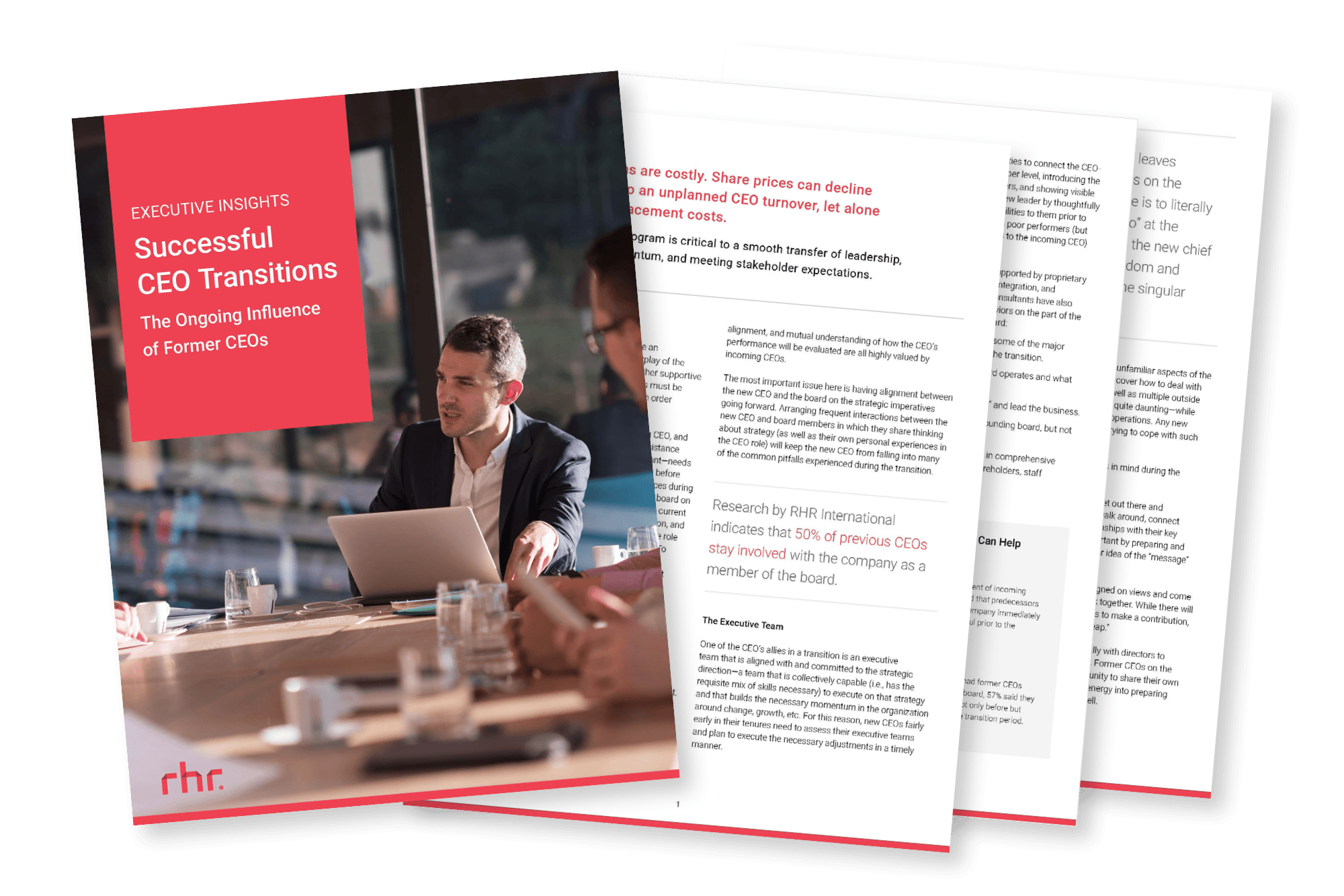 Thank you for downloading Successful CEO Transitions | RHR