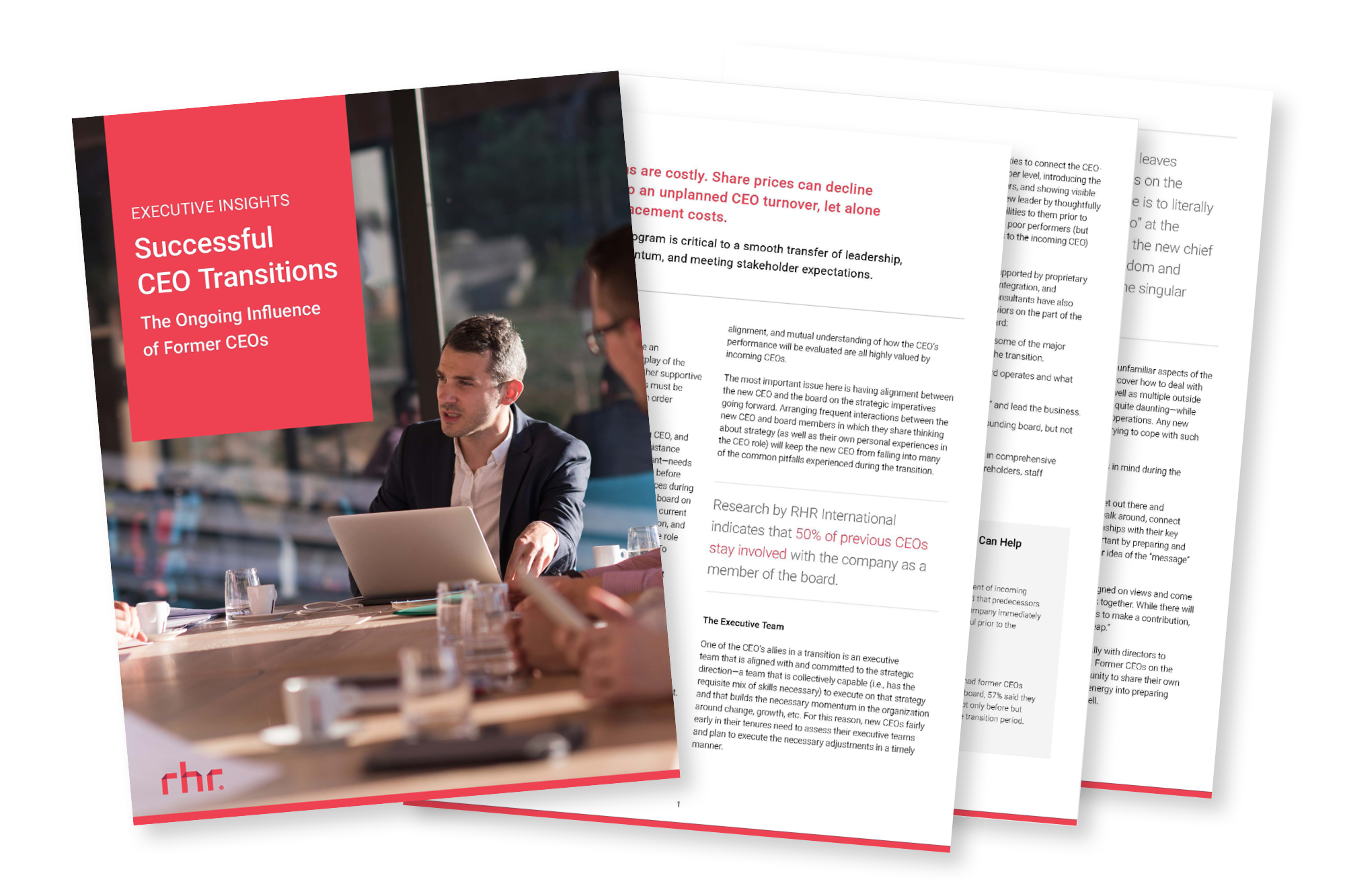 Successful CEO Transitions | RHR | Global Leadership Consultancy